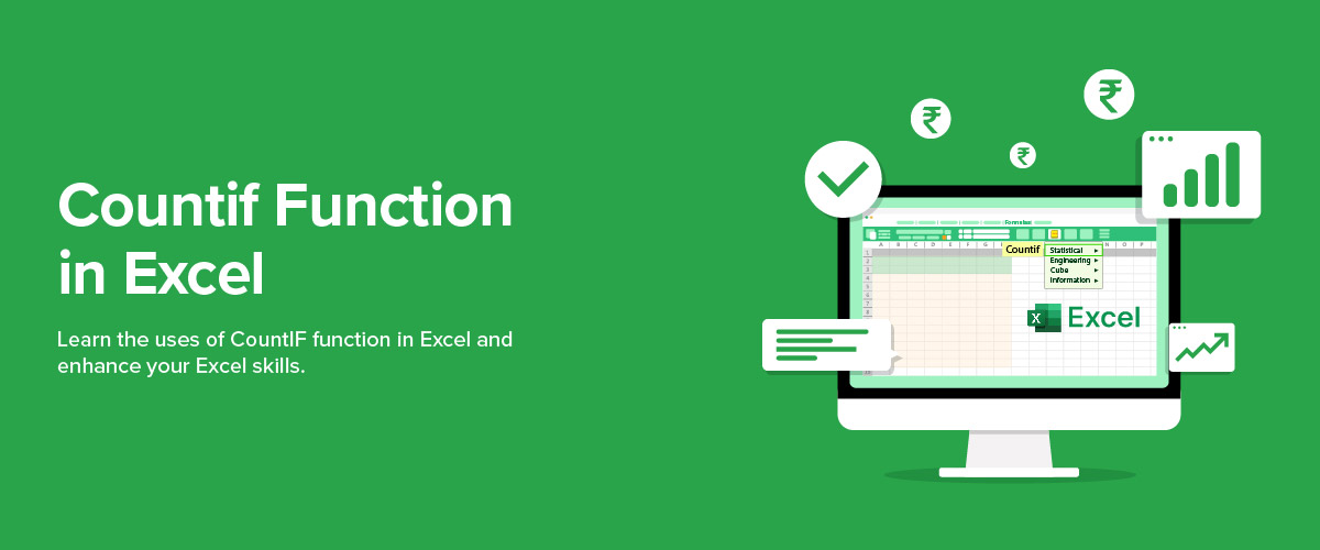 COUNTIF Function In Excel Internshala Trainings