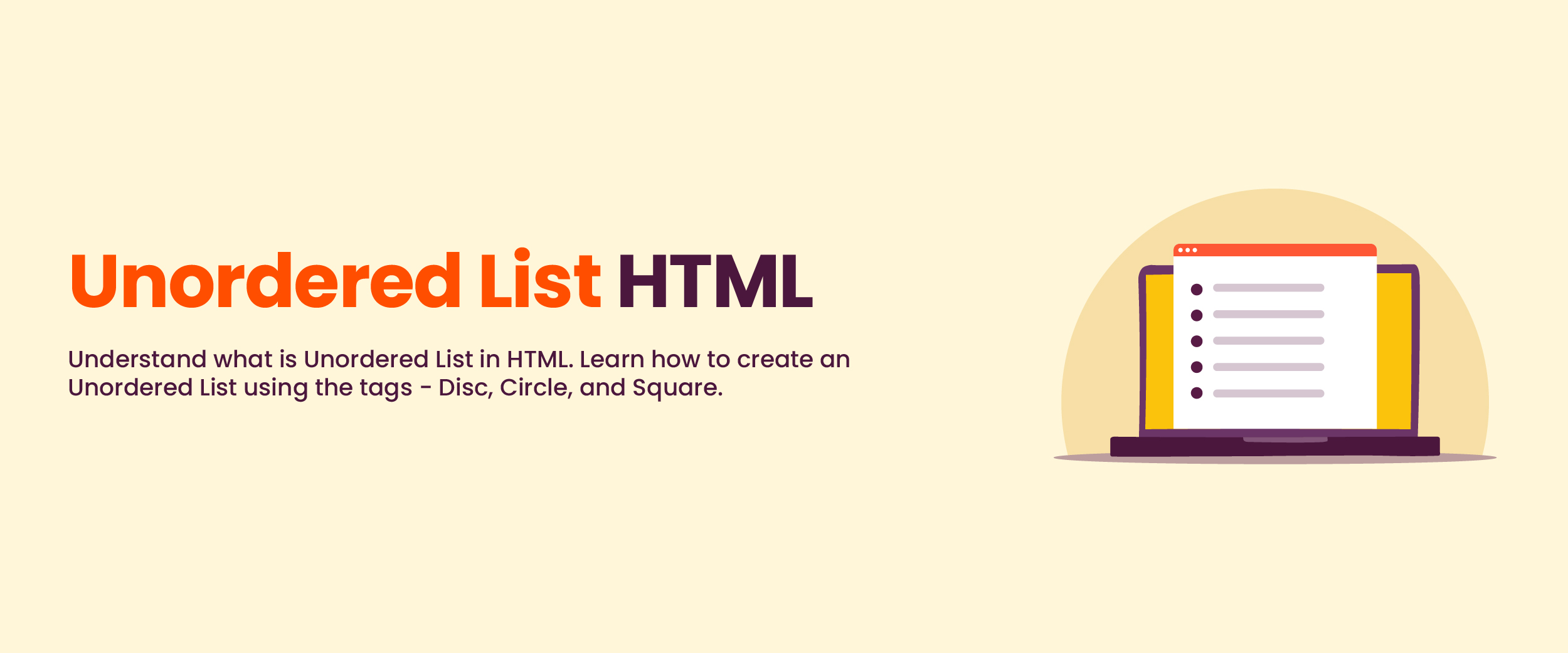 Unordered List In HTML An Essential Tool For Structuring Web Content